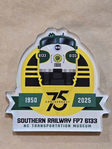 Southern Railway FP7 6133 Magnet – N.C. Transportation Museum Gift Station