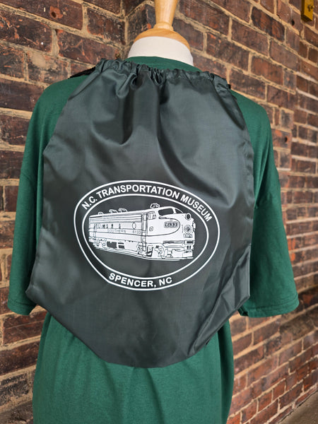 N.C. Transportation Museum Drawstring Bag – N.C. Transportation Museum ...