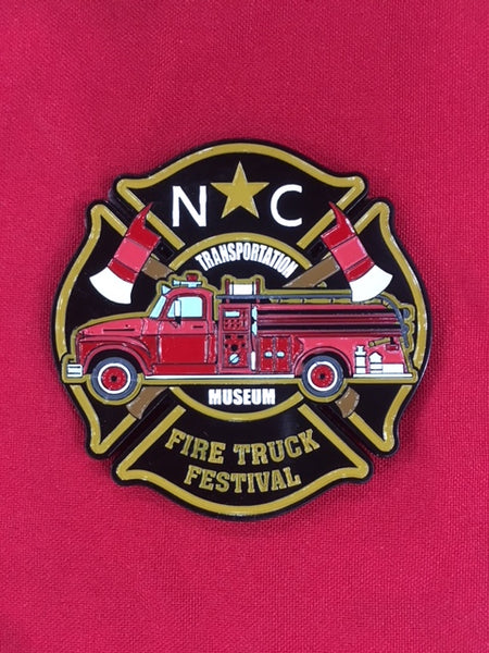 NC Fire Truck Festival Magnet – N.C. Transportation Museum Gift Station