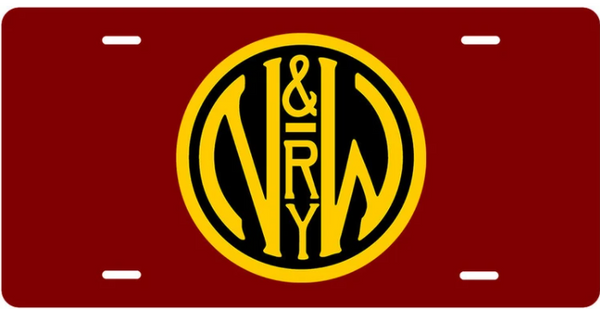 Norfolk & Western License Plate – N.C. Transportation Museum Gift Station